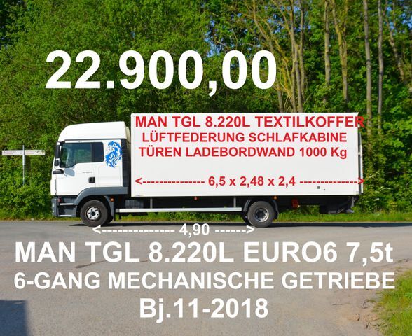 MAN TGL 8.220 kamion furgon