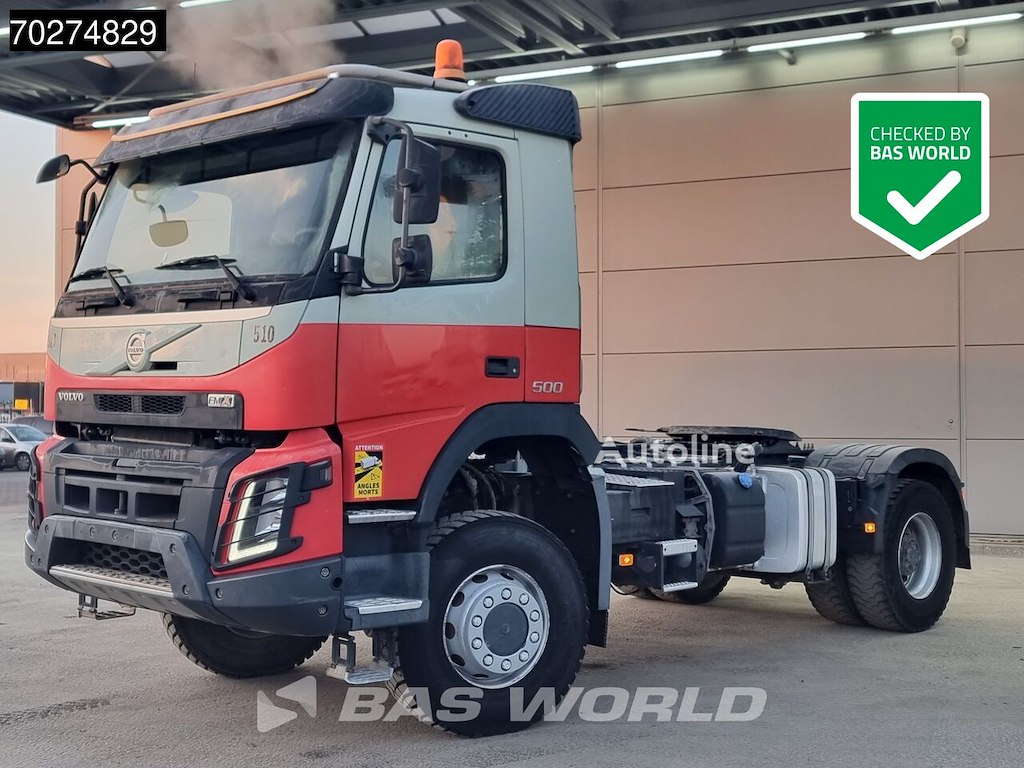 Volvo FMX 500 4X4 4x4 Allrad Big-Axle Hydraulik Drum-Brakes tegljač