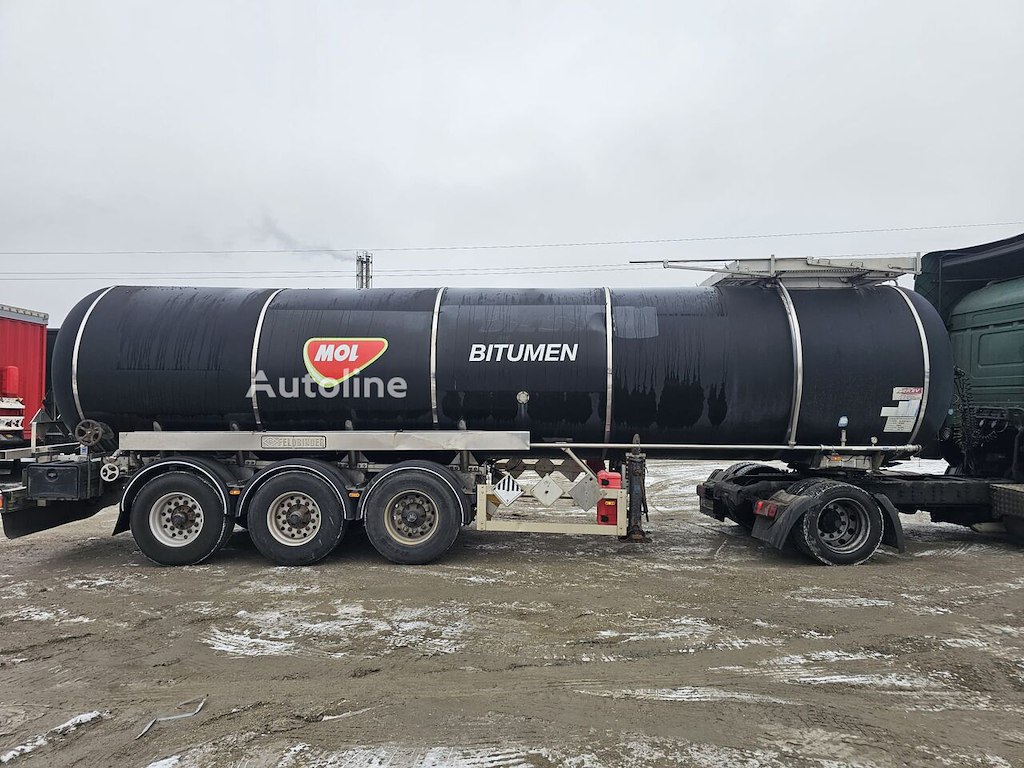 Feldbinder TSA 30 3-1 bitumen tank semi-trailer cisterna za bitumen