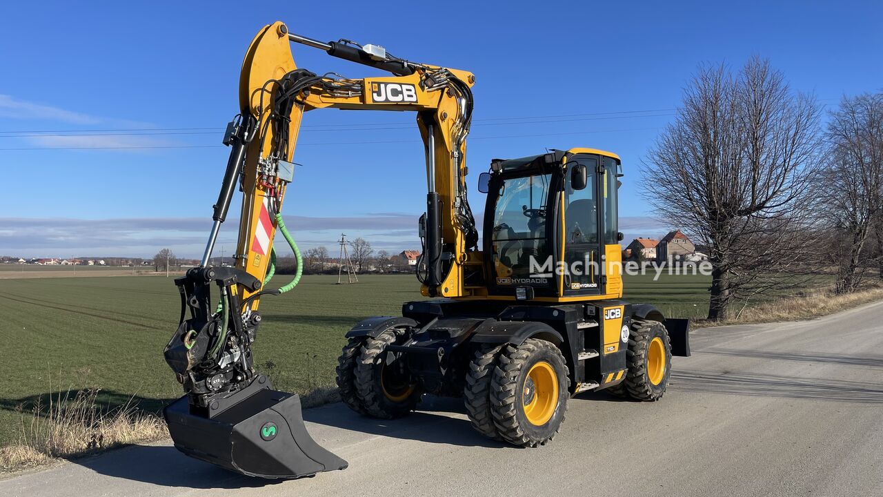 JCB HYDRADIG 110W T4F + STEELWRIST X12 S50 + 3 ŁYŻKI +WIDŁY bager točkaš