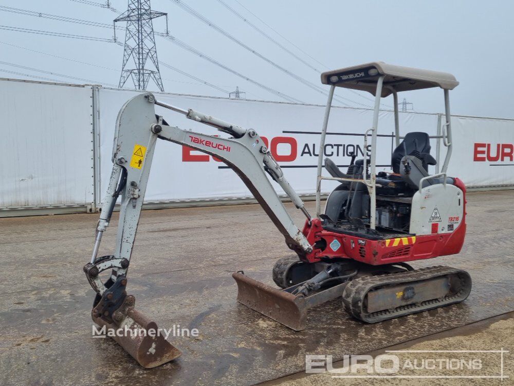 Prodaje se Takeuchi TB216 mini bager na aukciji