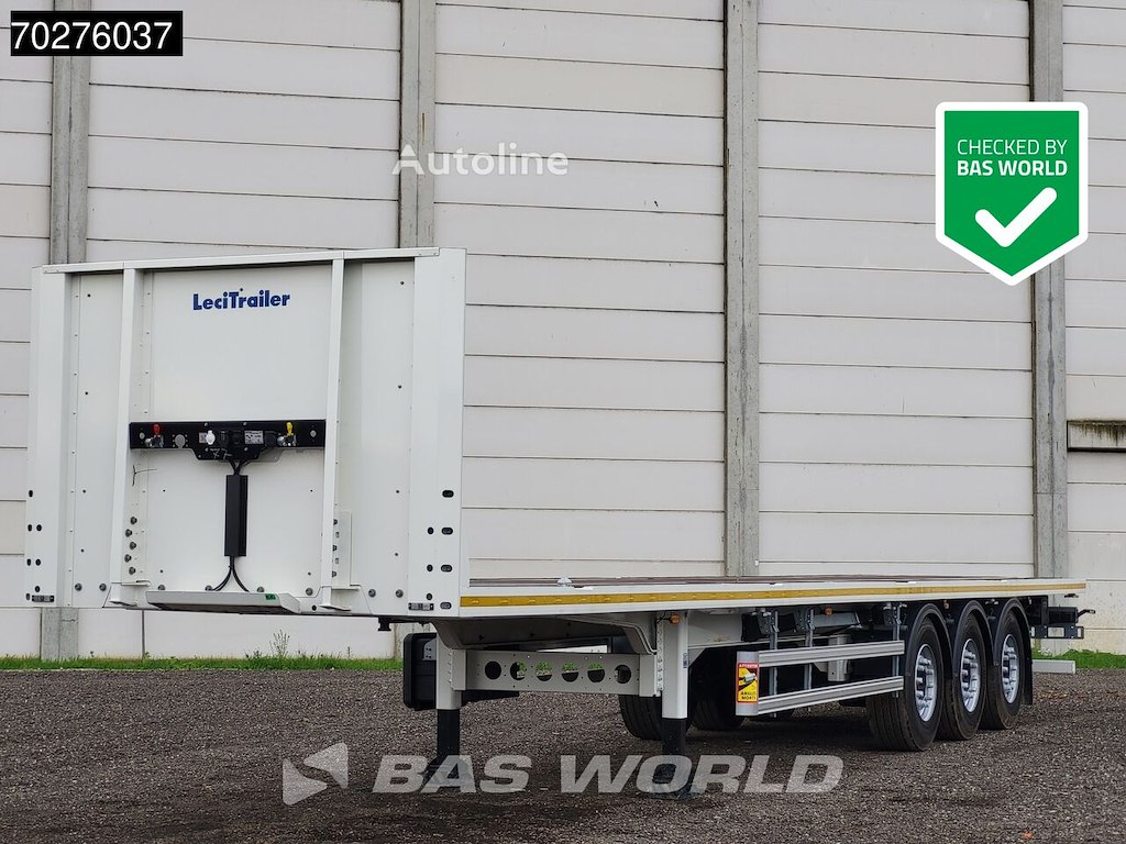 Nova LeciTrailer SR3E 3 axles NEW Liftachse poluprikolica sa ravnom platformom