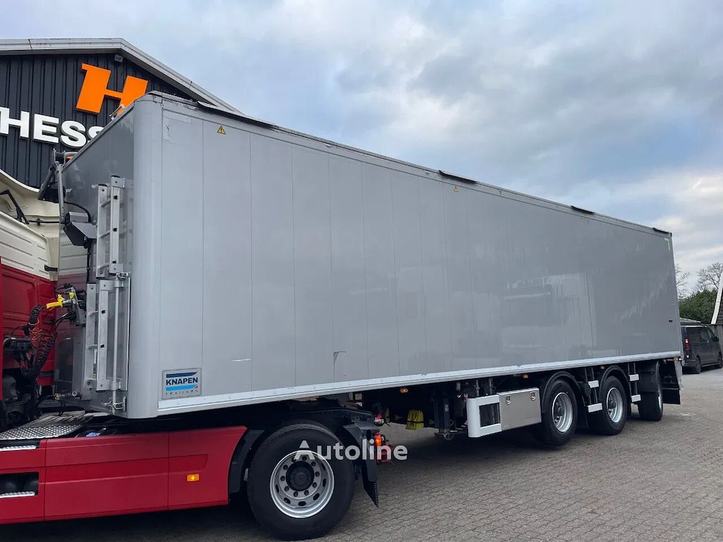 Knapen Trailers K20L 72m3 Agrar 11M Gestuurd/Lenkachse Cargo Floor Hogedrukreini poluprikolica sa pokretnim podom