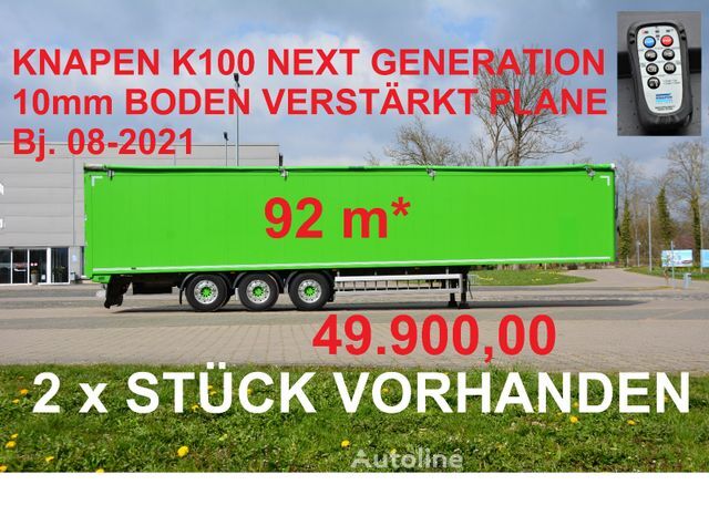 Knapen Trailers K100 poluprikolica sa pokretnim podom