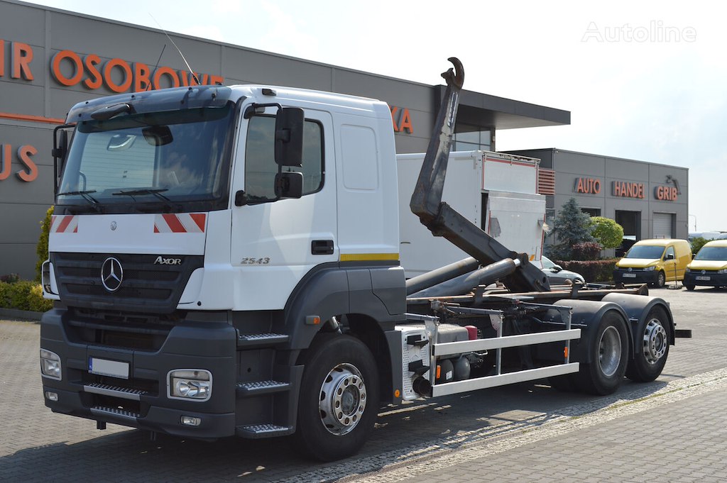 Mercedes-Benz AXOR 2543 HOOK JANCO HS20 14T KLIMA WEBASTO Bed Steering Axle Au kamion rol kiper