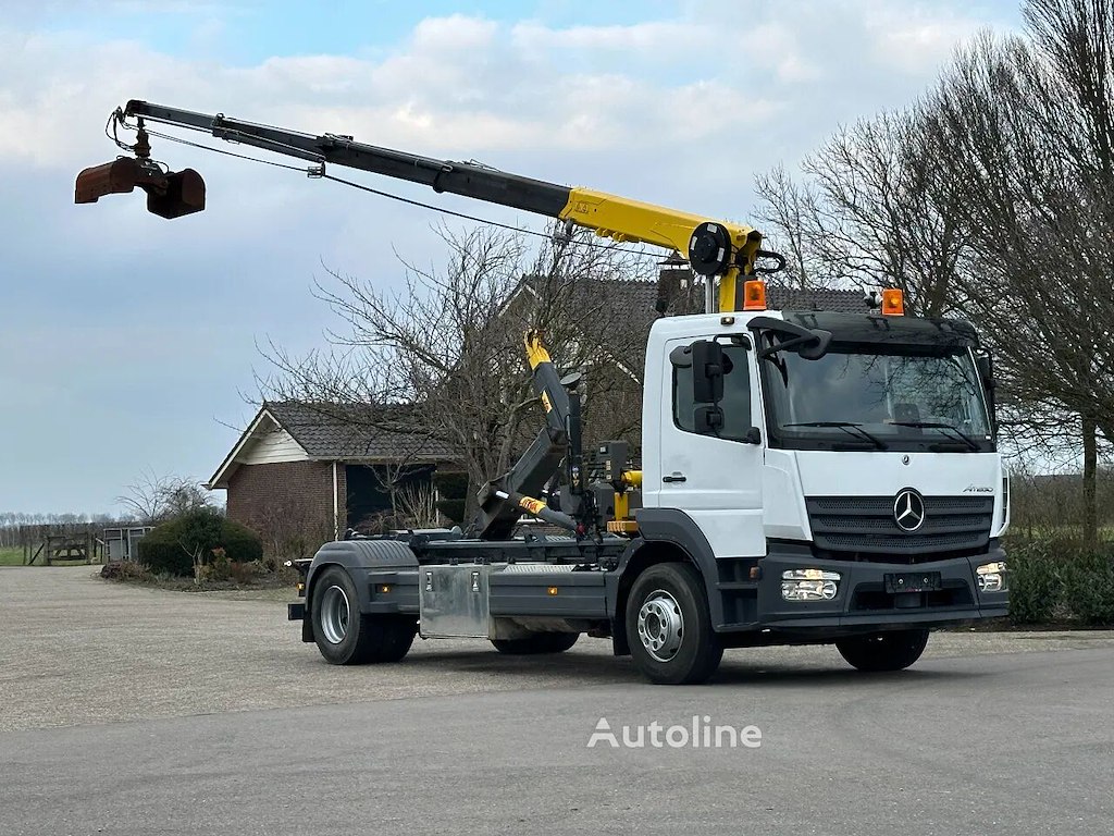 Mercedes-Benz Atego 1524 2021 !!KRAAN/HAAK!!RADIO REMOTE!! 68dkm! ZERO EMISSIE kamion rol kiper