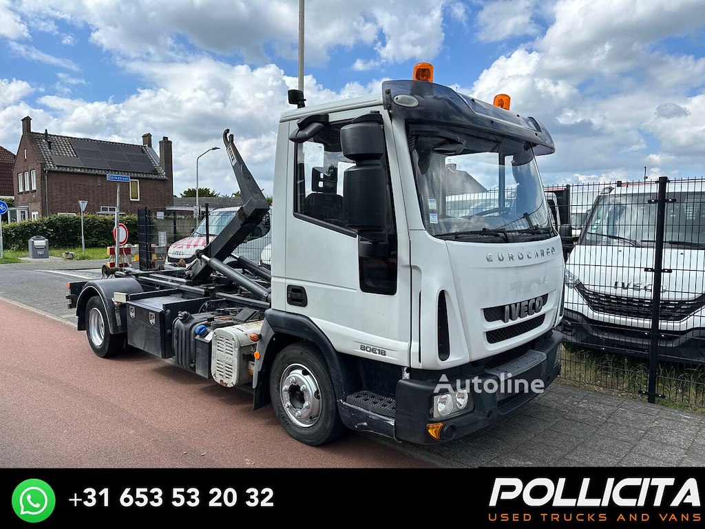 IVECO Eurocargo 80E18 / Haakarm / 90.000 KM ! / Euro 5 kamion rol kiper