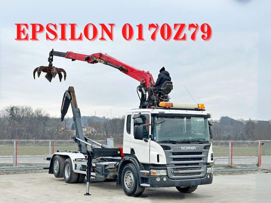 Scania P 400 * Abrollkipper * EPSILON 0170Z79 * TOP kamion rol kiper