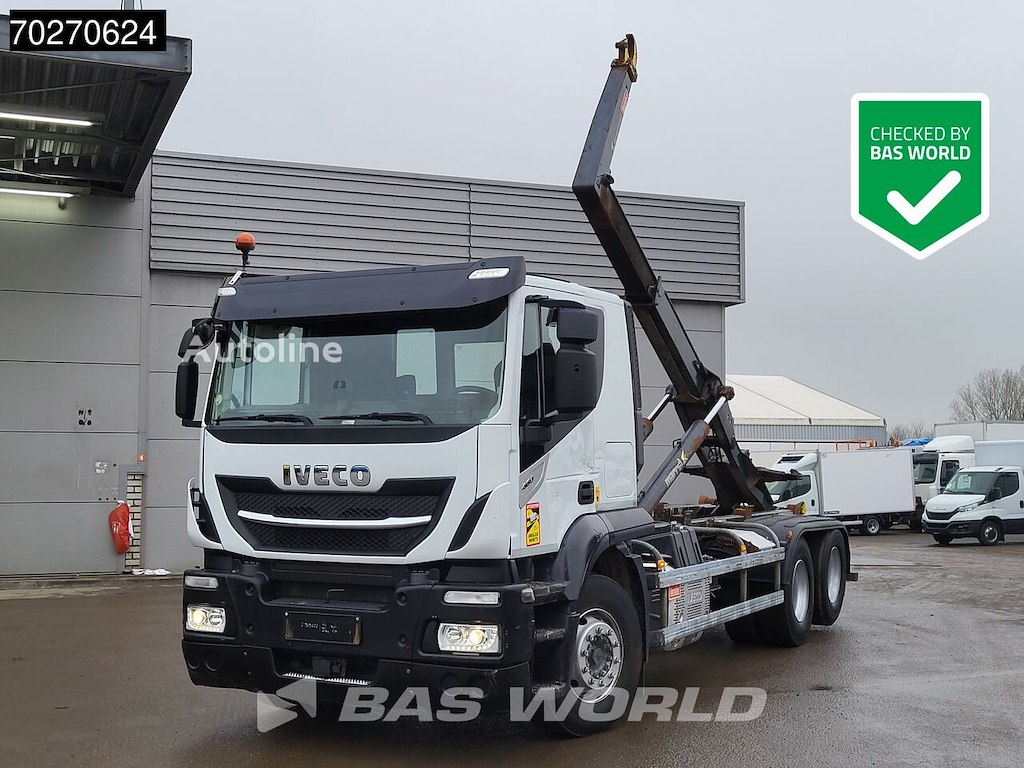 IVECO Stralis 460 6X2 20tons Marrel hooklift Lift Axle ACC Euro 6 kamion rol kiper