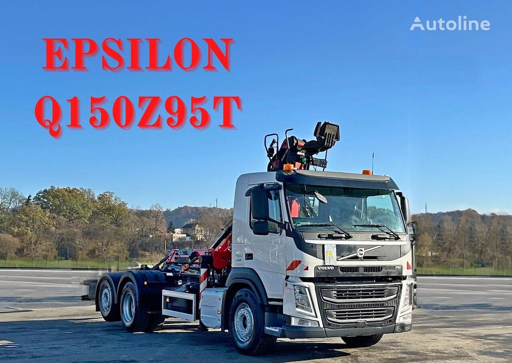 Volvo FM 460 * Abrollkipper + EPSILON Q150Z95T + FUNK kamion rol kiper