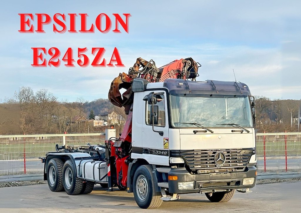 Mercedes-Benz ACTROS 3340 * ABROLLKIPPER * EPSILON E245ZA /6x4 kamion rol kiper