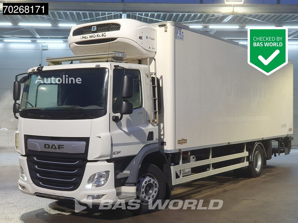 DAF CF 340 4X2 Thermo King T-1200R Meathanging Ladebordwand Euro 6 kamion hladnjača