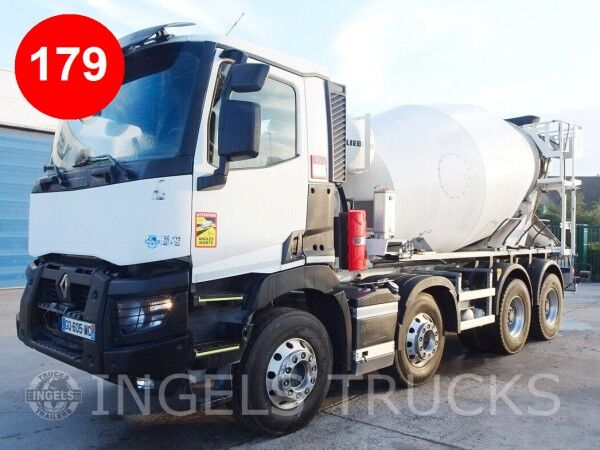 Renault C 430 SHORT CAB kamion s mešalicom za beton