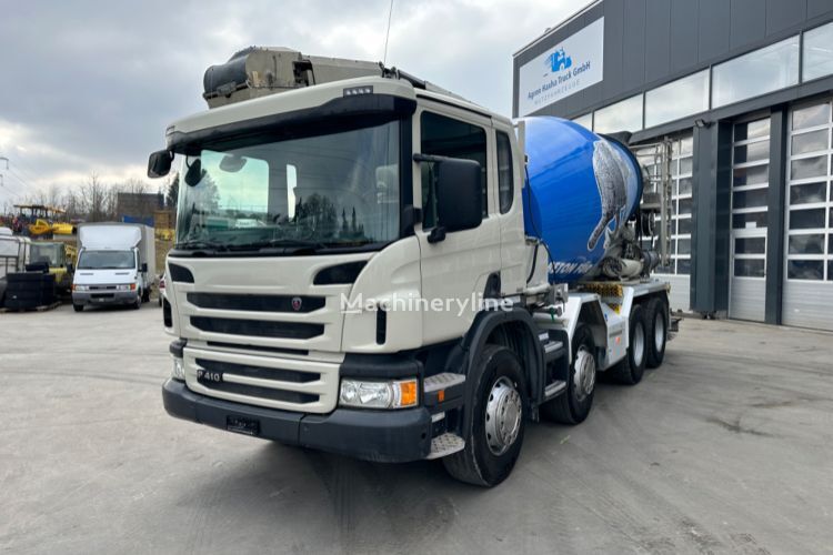 Scania P410 8x4 Liebherr 9m3 Förderband 17m kamion s mešalicom za beton