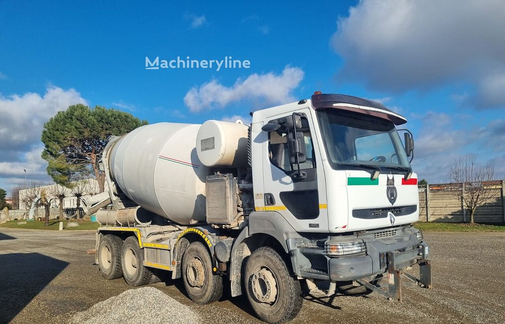 Renault KERAX 420 kamion s mešalicom za beton