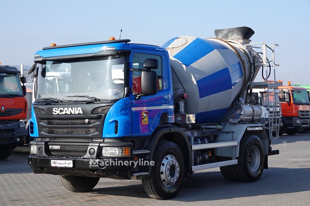 Liebherr na šasiji Scania P 320 / 4x2 /BETONOMIESZARKA / GRUSZKA / 6 m3 / EURO 6 kamion s mešalicom za beton