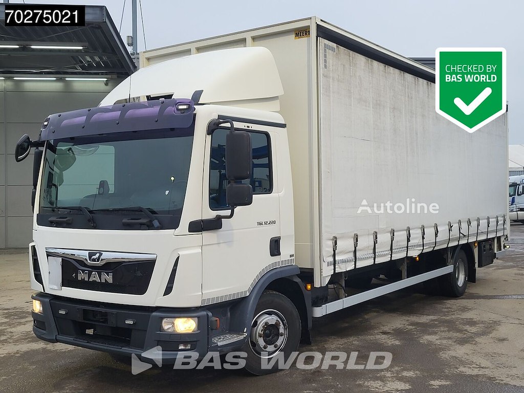 MAN TGL 12.220 4X2 12tonner Automatic Ladebordwand Euro 6 kamion sa klizna zavesa cerada