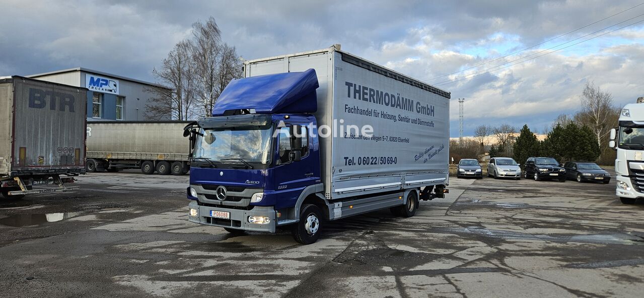 Mercedes-Benz Atego 1222 kamion sa klizna zavesa cerada