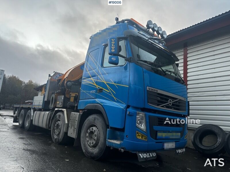 Volvo 500 crane truck 8x2 w/ 92 t/m Effer crane kamion platforma