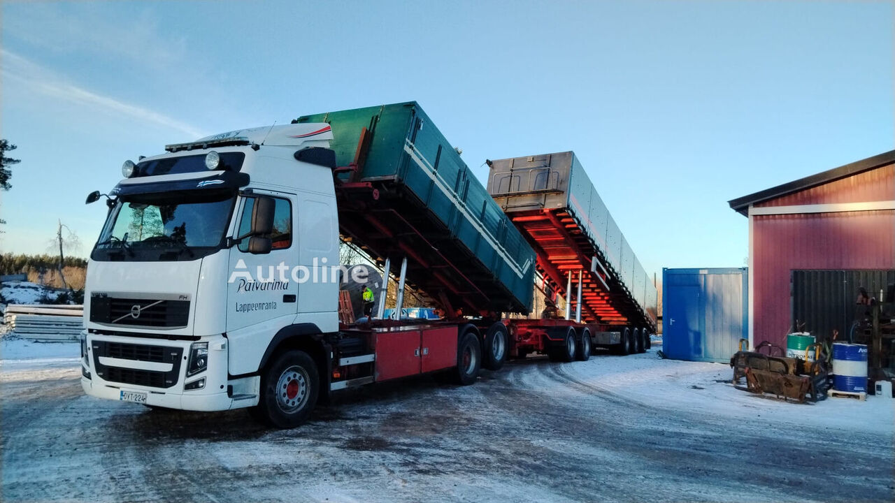 Volvo FH510 6×2 49 vaijeri vaihtolavalaiteella kamion platforma