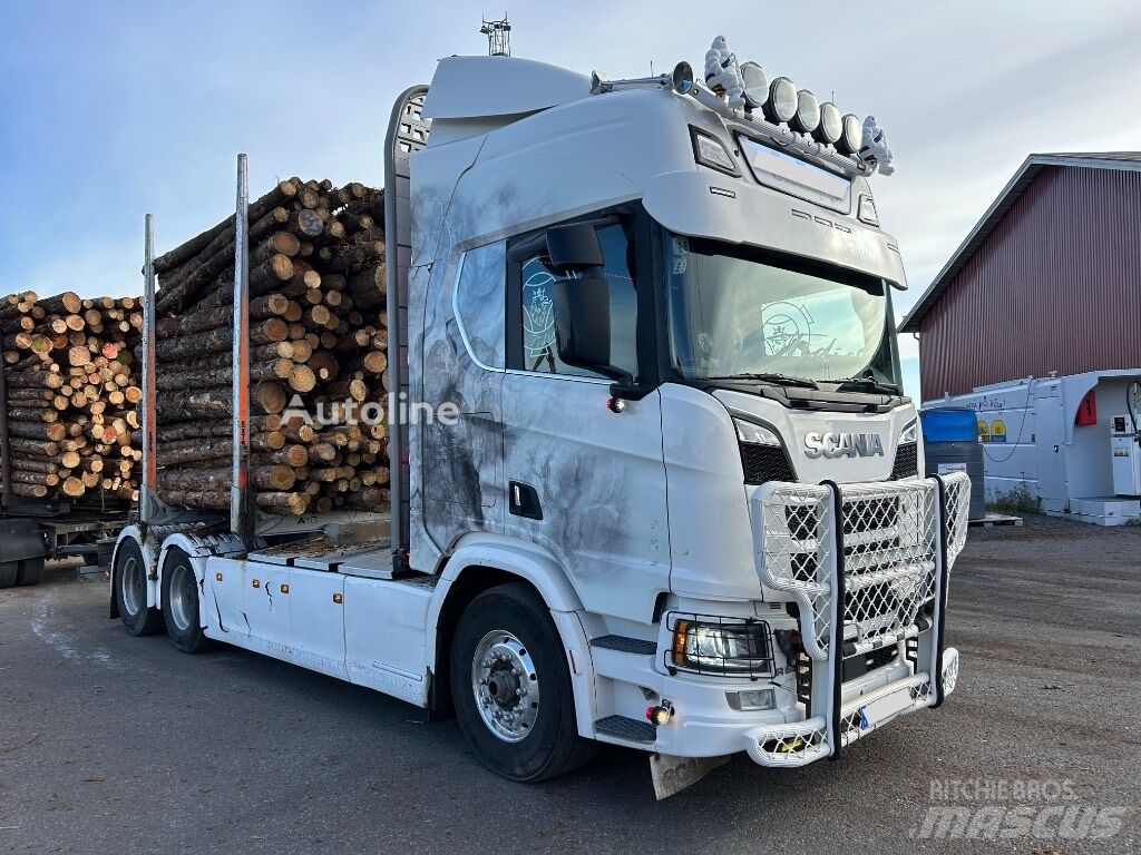 Scania R 650 kamion za prevoz drva