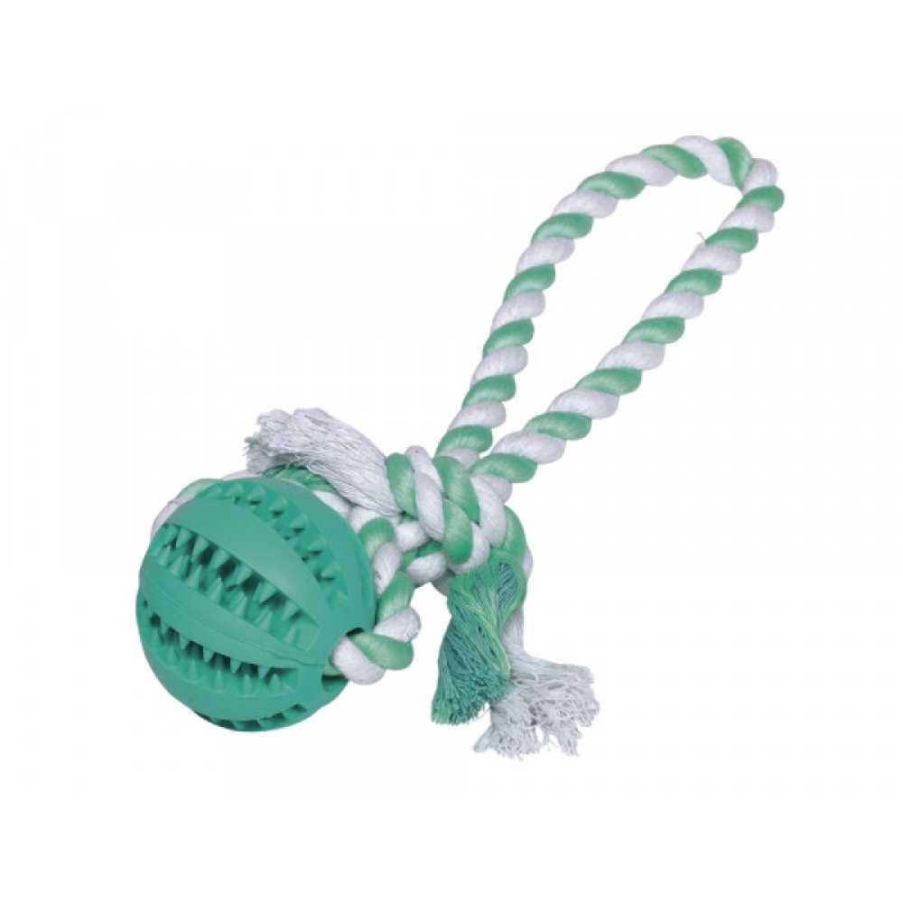Nobby Igračka Dental Line lopta 7cm sa kanapom 30cm