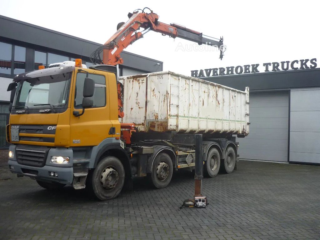 DAF CF 360 CF 360 8x4 Chain lift and Atlas 240.22 *** ADR certificat vozilo za prevoz kontejnera