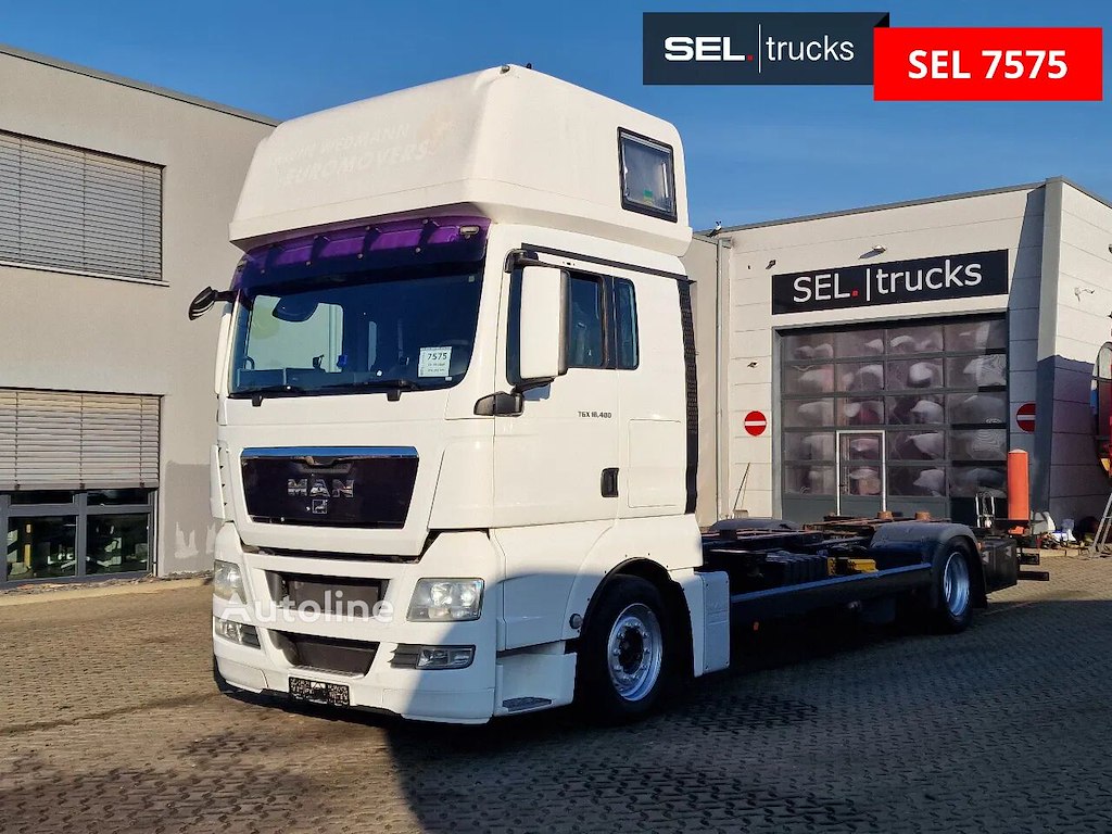 MAN TGX 18.400 4X2 LL-U 3 Sitzen / 3 Betten vozilo za prevoz kontejnera