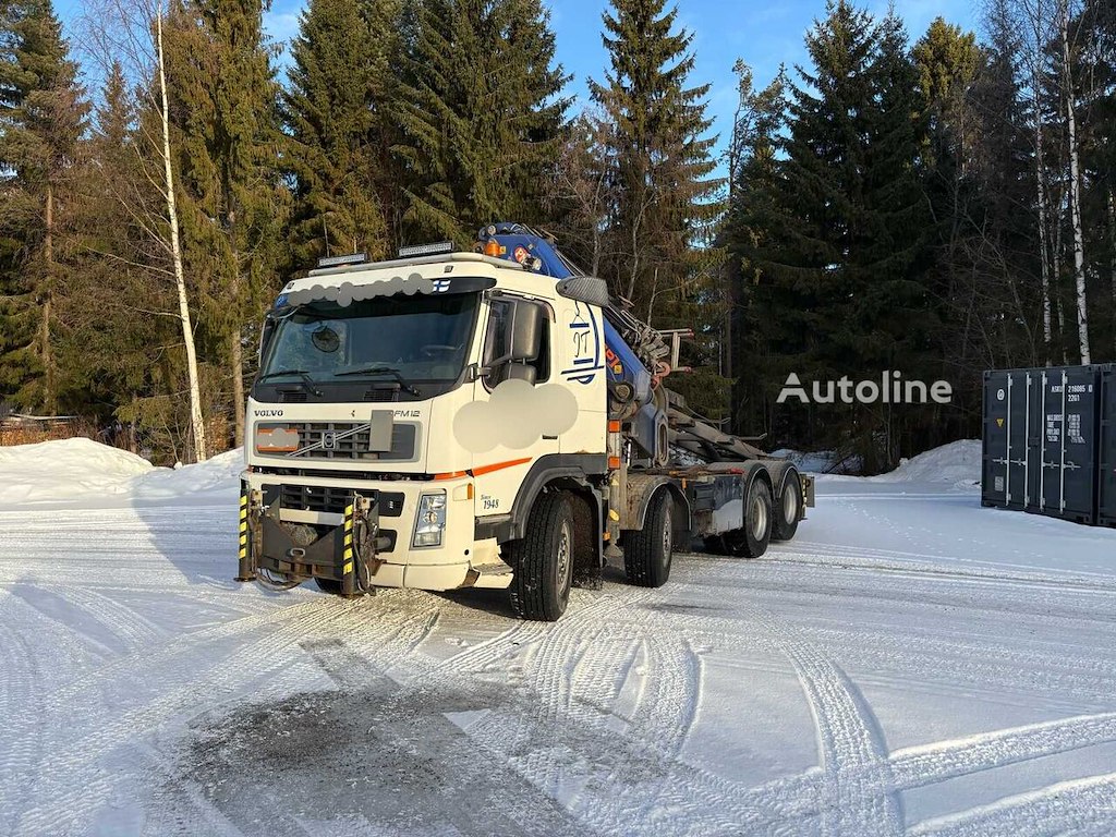 Prodaje se Volvo FM12 kamion sa kukom za podizanje tereta na aukciji