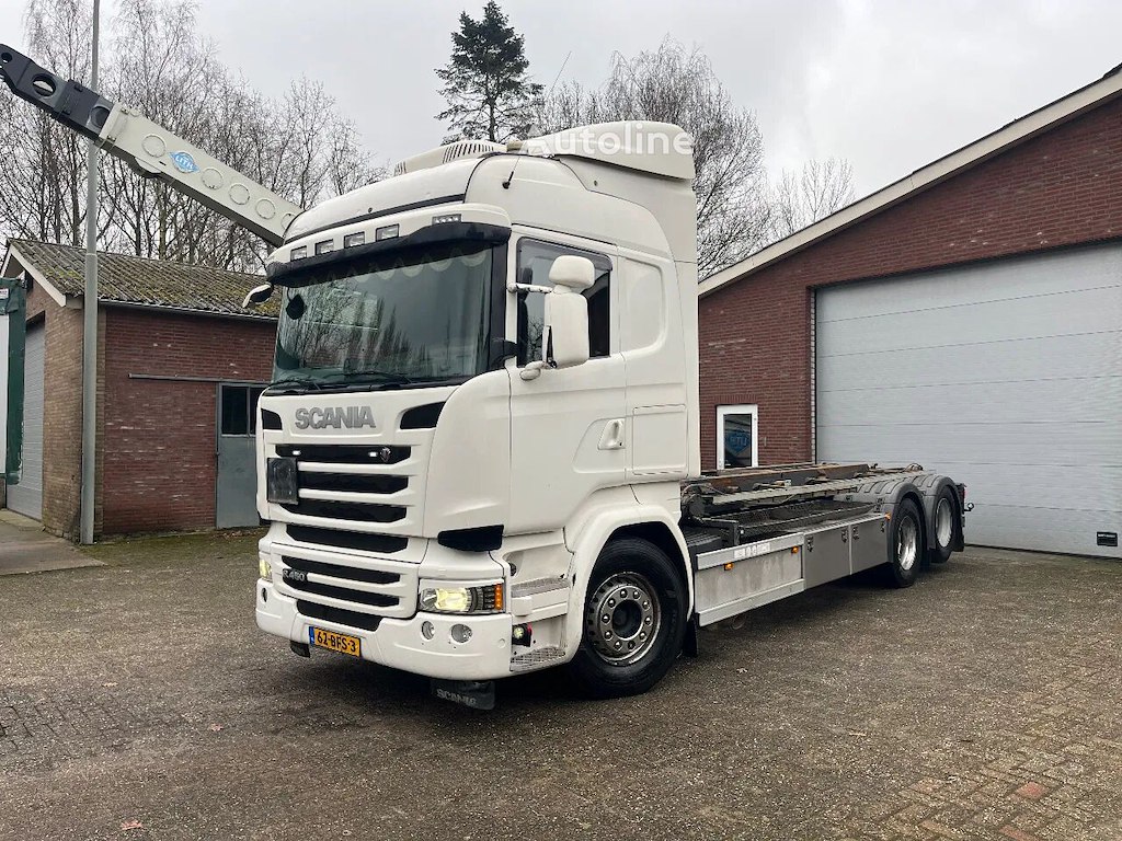 Scania R450 6x2, Kabelsysteem, kamion sa kukom za podizanje tereta