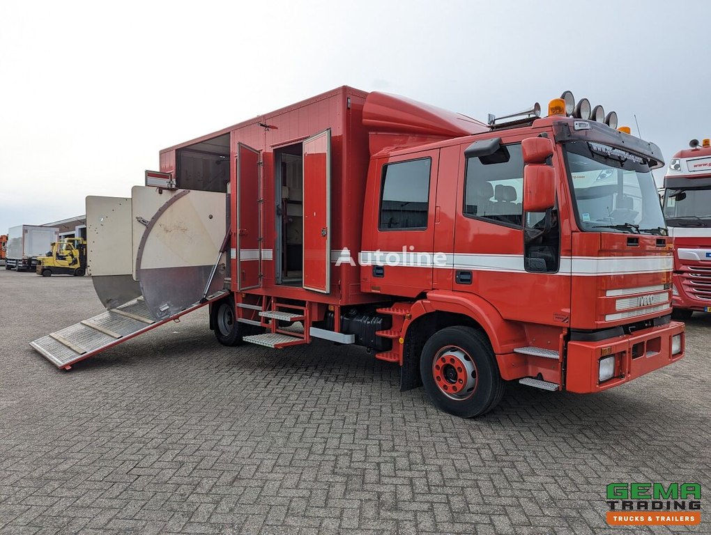 IVECO Tector ML120E24D 4x2 Euro3 DoubleCab - Horse carriage 3-horse - kamion za prevoz stoke