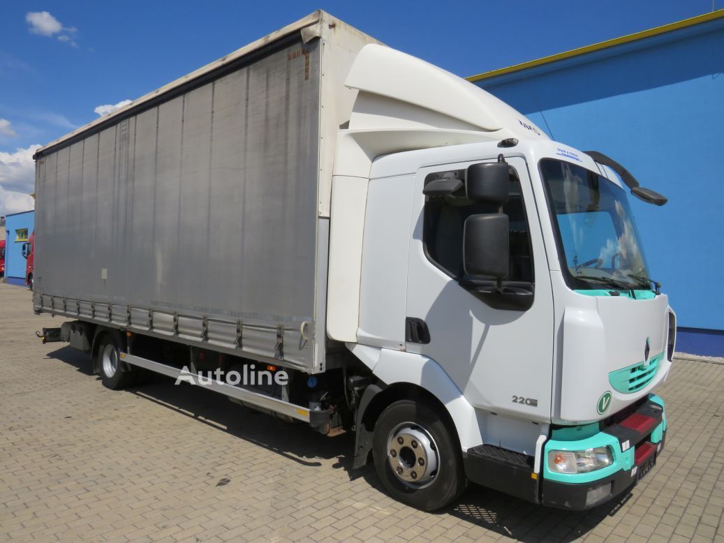 Renault MIDLUM 220 DXI, EURO 5, Manuál, Lož. plocha 7,3 m kamion sa klizna zavesa cerada