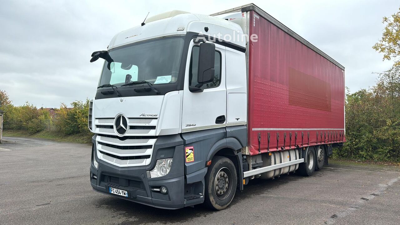 Mercedes-Benz Actros 2542 / Euro 6 / 6x2 / Automat / Retarder / 120m3 / Zesta kamion sa klizna zavesa cerada