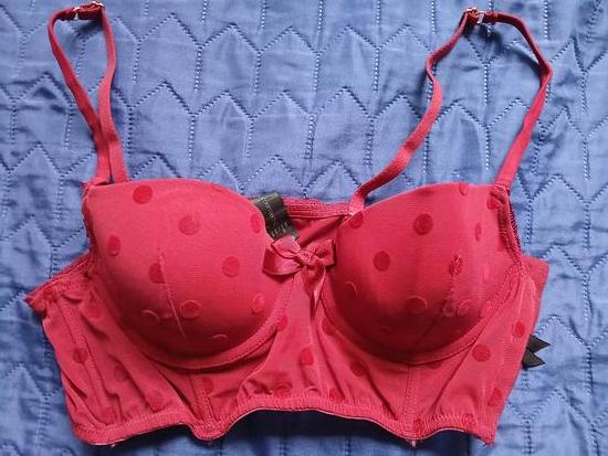 Women'secret crveni/bordo tufnasti top/brus,90B