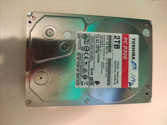 HDD Toshiba PC P300 2TB - Loš health, ispravna ele