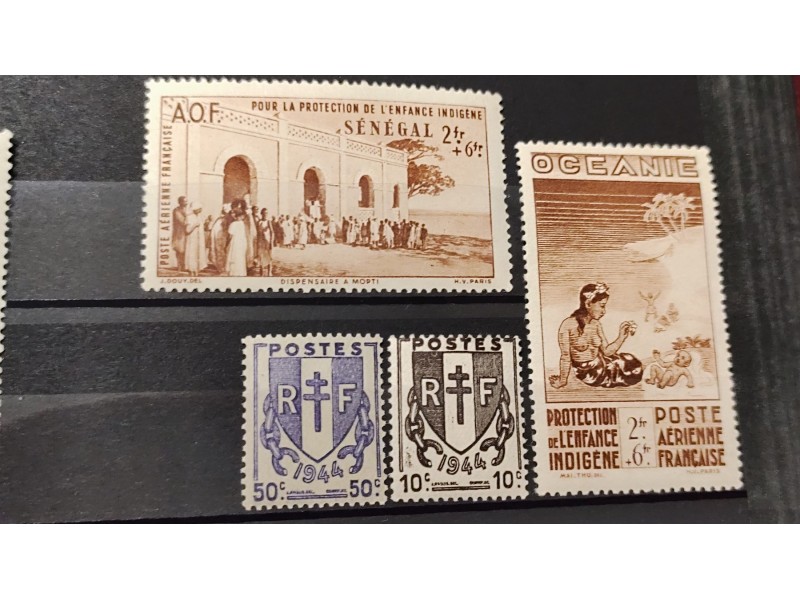 FRANCUSKE KOLONIJE LOT MNH 3