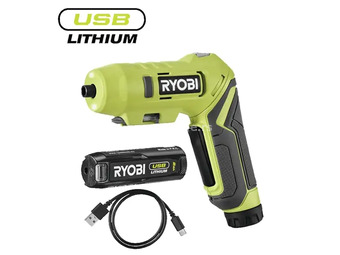 Kompaktni bežični okretni odvijač USB Lithium 4V (2,0 Ah) RYOBI RSDP4-120G