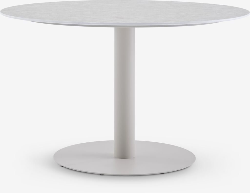 Garden table VAMDRUP Ø120 beige