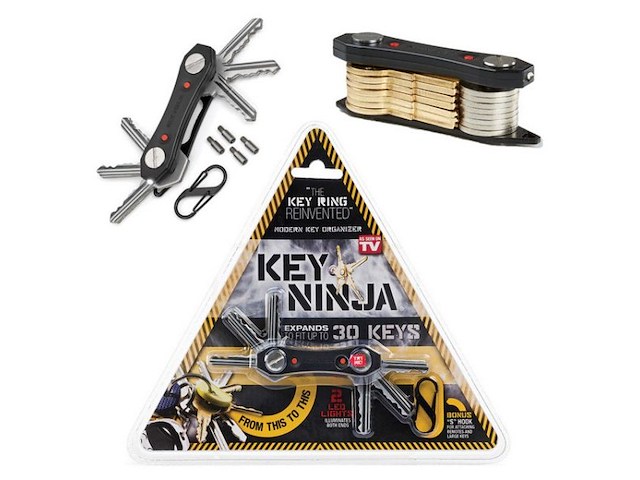 Organizator ključeva Key Ninja + 2 X LED lampa