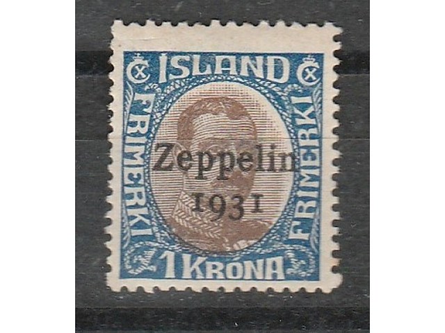 Island, Iceland - 1931 - King Christian X - MH