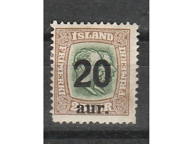 Island-1922-King Christian IX and Frederik VIII - MH