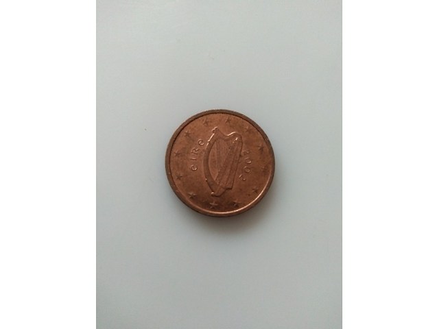 2 euro centa Irska, 2002.