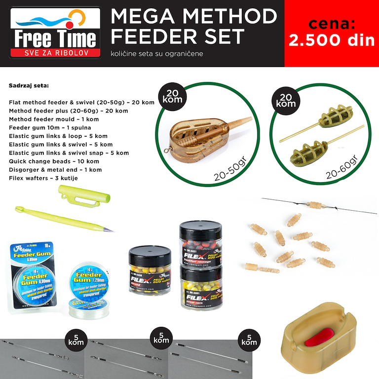 MEGA METHOD FEEDER SET