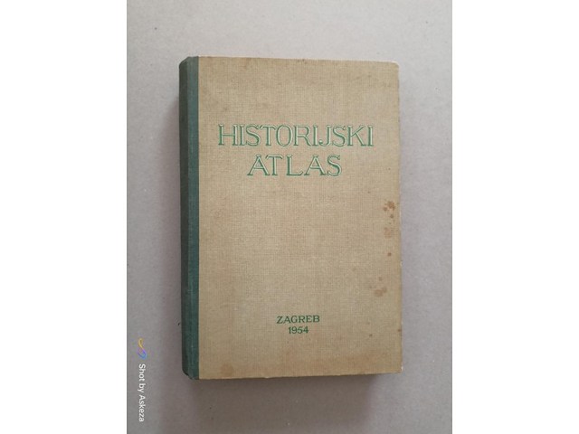 Historijski Atlas, 1954. Retko !!!