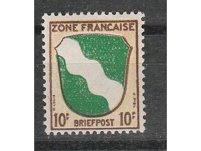 Französische Zone - Allgemeine Ausgabe -1945 - MNH