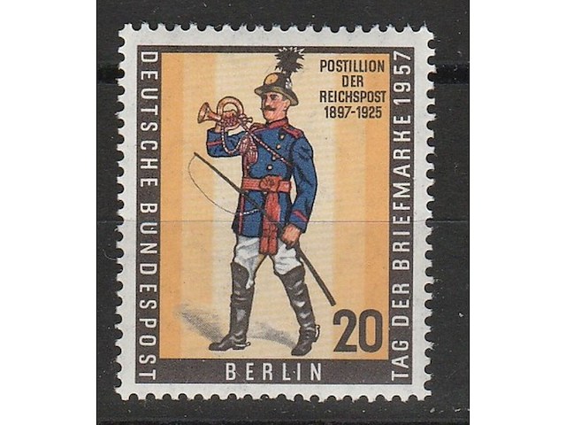 Berlin - 1957 - Postilion of the Reichspost - MNH