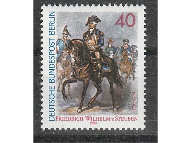 Berlin - 1980 - Friedrich Wilhelm von Steuben - MNH