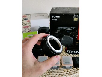 Sony a6400 DVA Objektiva Kit Viltrox 33mm 1.4 Kao Novo Blic Godox TT685s