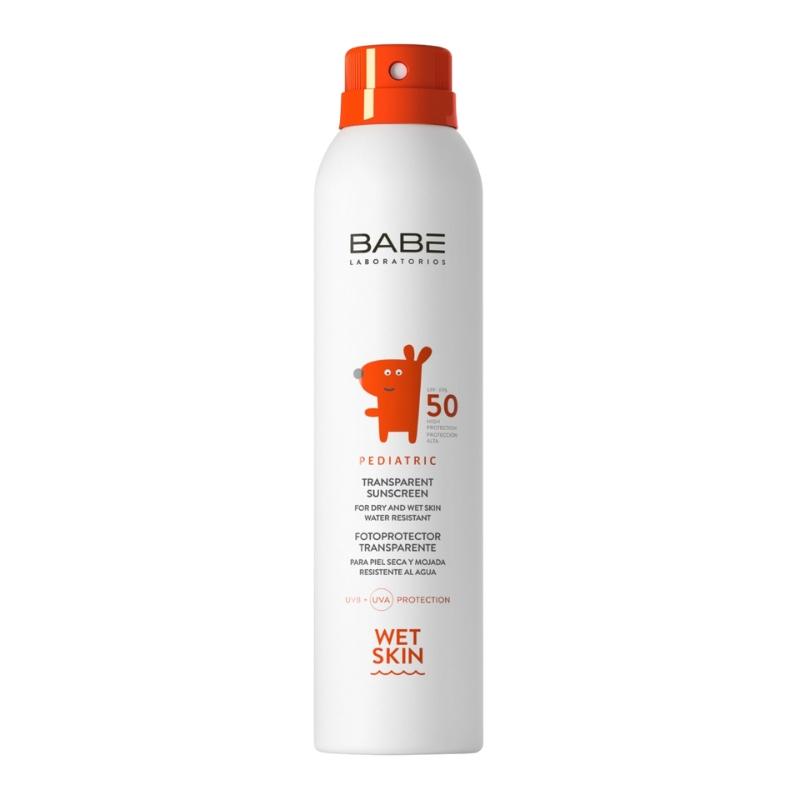 BABE PEDIATRIC TRANSPARENT SUNSCREEN WET SKIN SPF 50 200ML