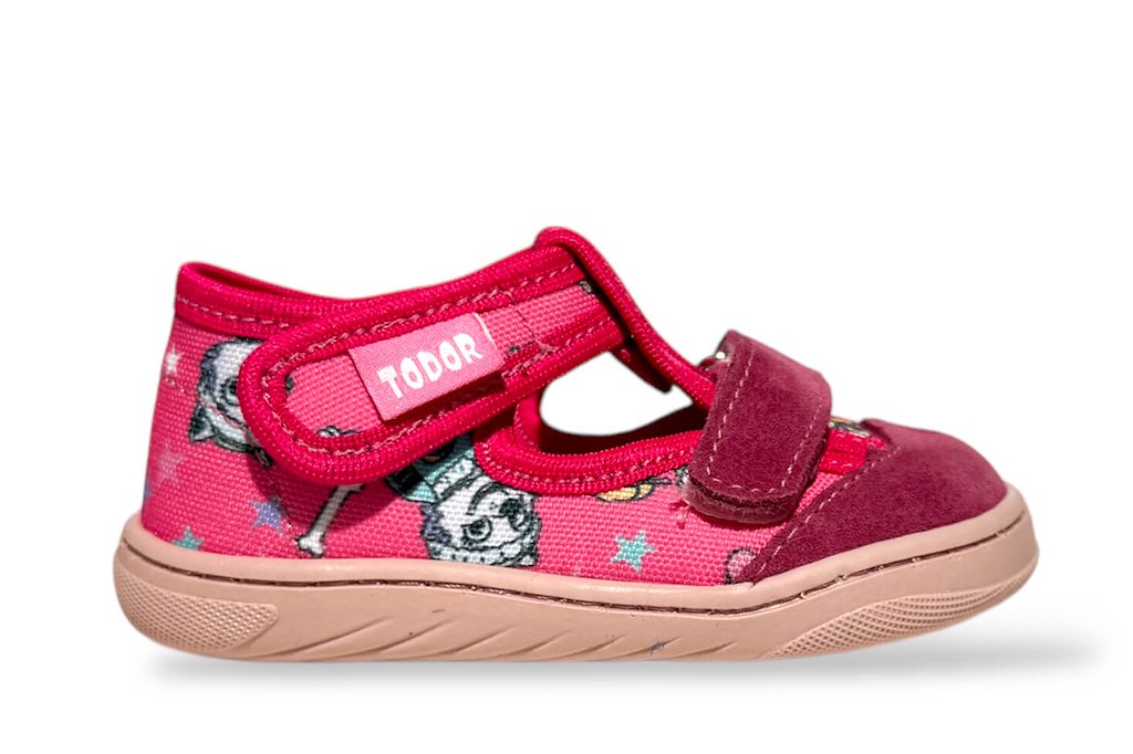 TODOR Barefoot 115 Dark Pink Paw 20-24